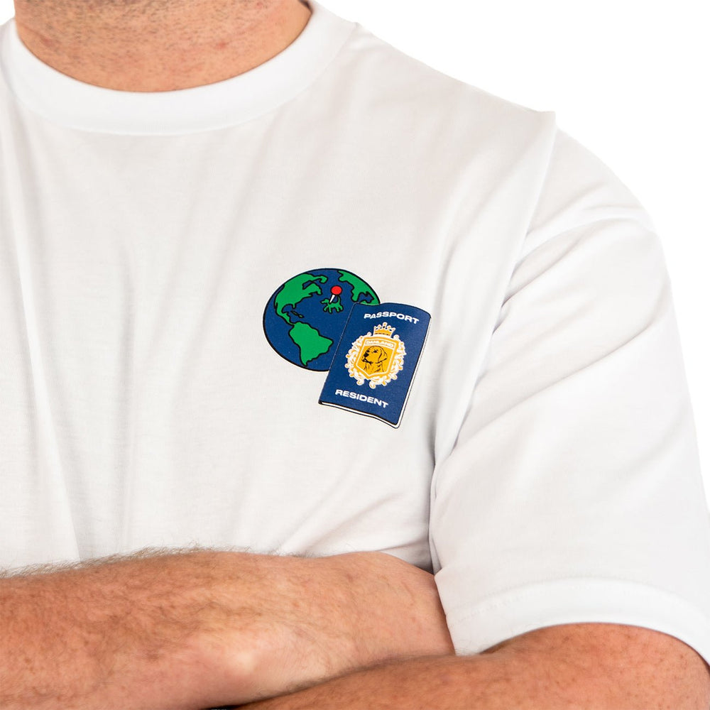 Danland Passport Tee White | Mashtag Brady x Kecks
