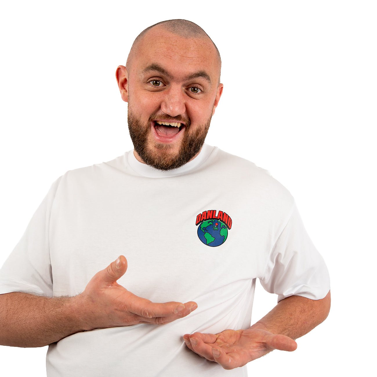 Danland World Tee White | Mashtag Brady x Kecks
