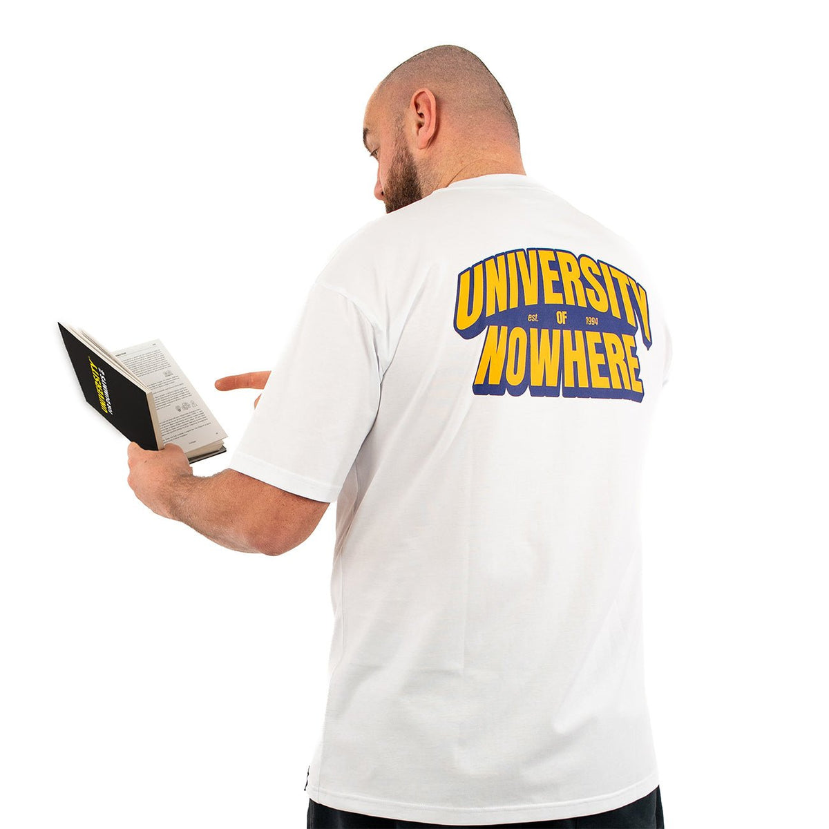 University Of Nowhere Tee White | Mashtag Brady x Kecks